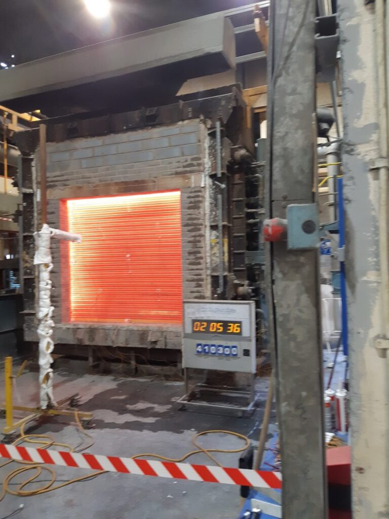 Fire Roller Shutter Test